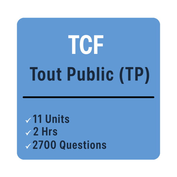 آموزش و نمونه سوال آزمون TCF (TP)